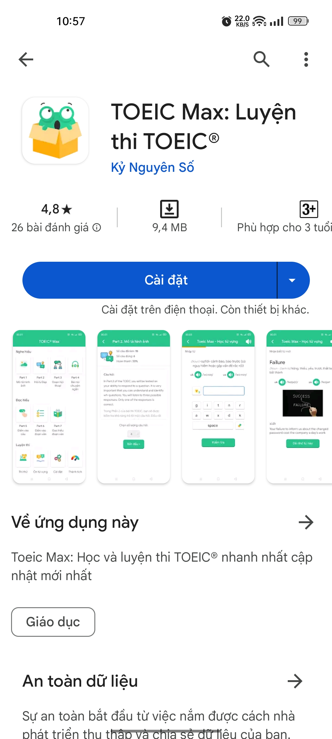 Toeic Max - Toeic Max - 官方托业考试准备应用程序在 Google Play 上推出